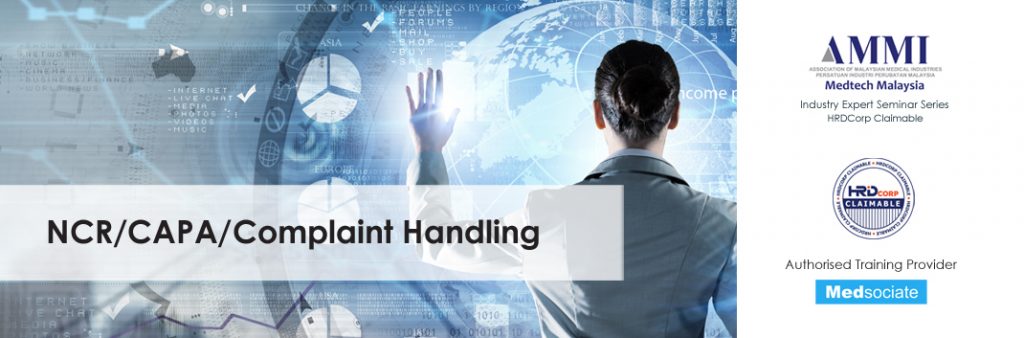 7 - 8 September 2026: NCR/ CAPA/ Complaint Handling - AMMI